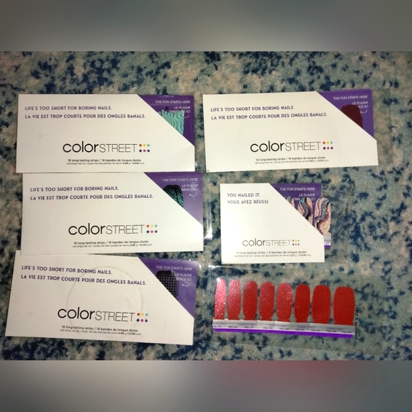Color Street | Makeup | Color Street Nail Polish Strips Bundle Of ...